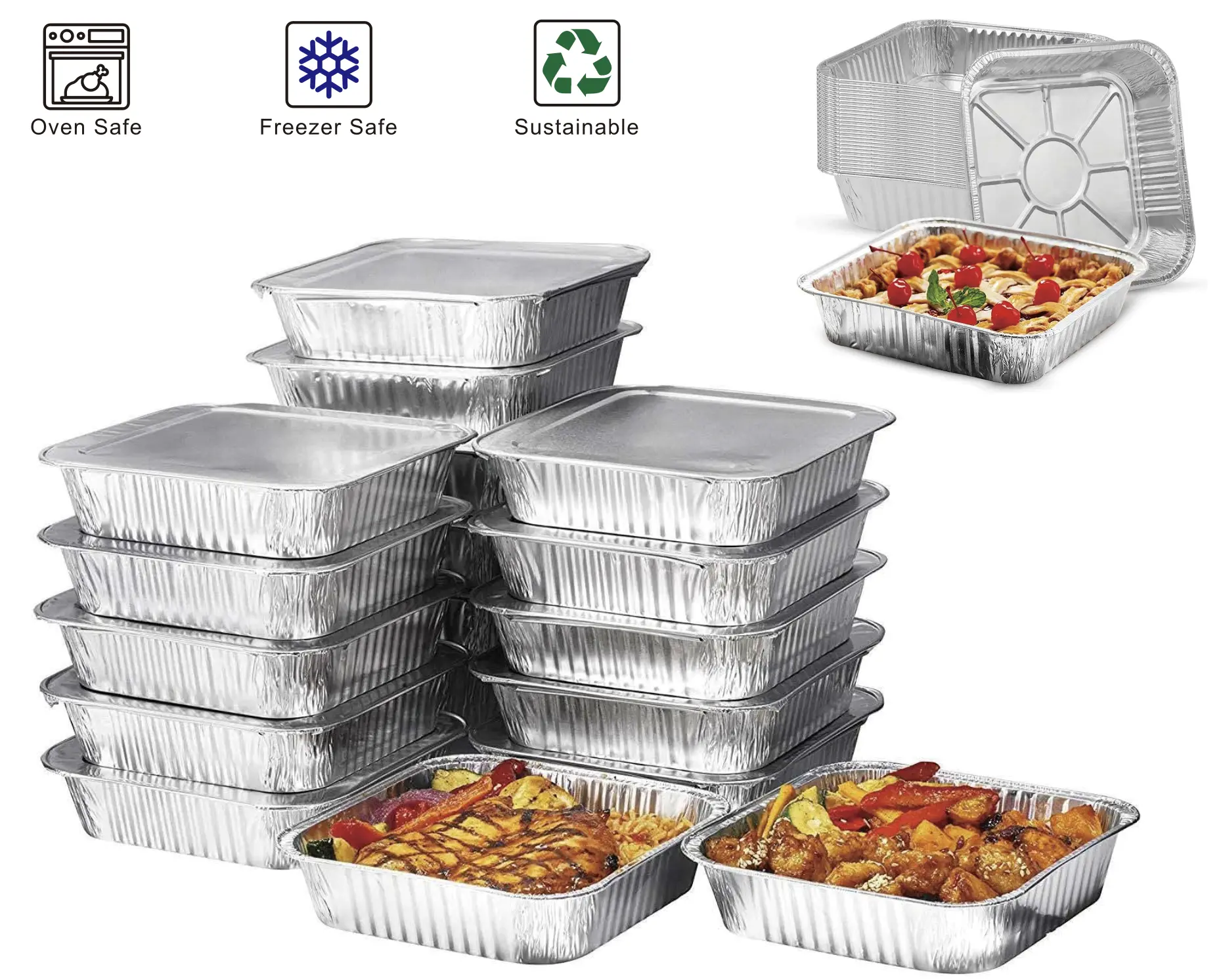 Wholesale Food Packaging Products | Aluminum Foil Containers, Foil ...